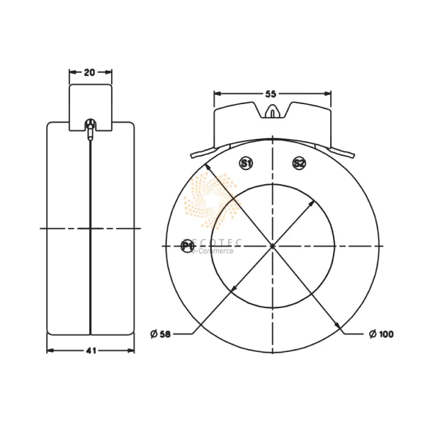 Biến dòng CT Rishabh RISH CT TW - 4