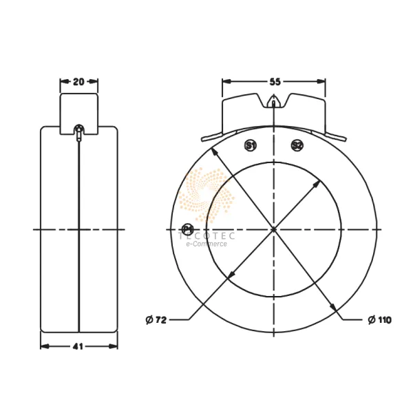 Biến dòng CT Rishabh RISH CT TW - 5