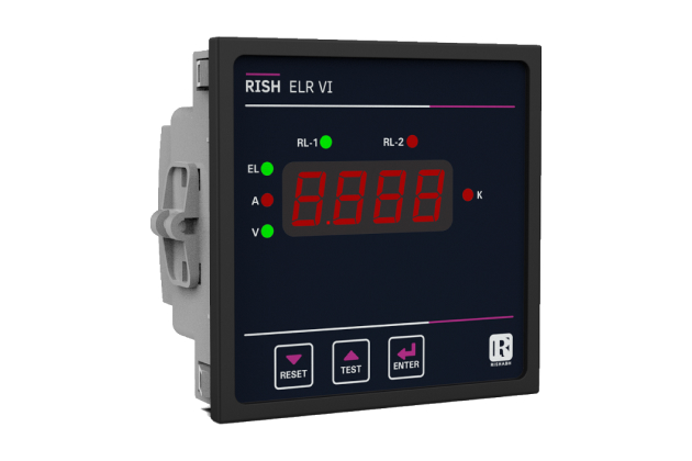Rơ le bảo vệ chạm đất điện tử Rishabh RISH ELR VI