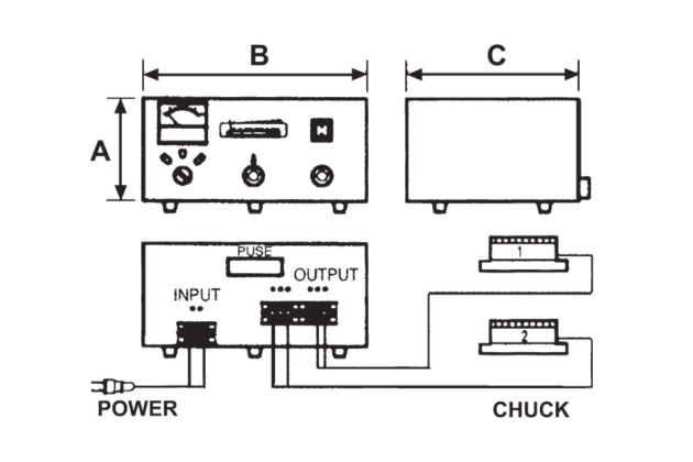 Bộ điều chỉnh bàn từ điện Vertex VCC-820